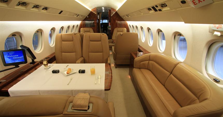 Falcon 900EX Heavy Jet Charter Plane - Falcon Tour & Travel